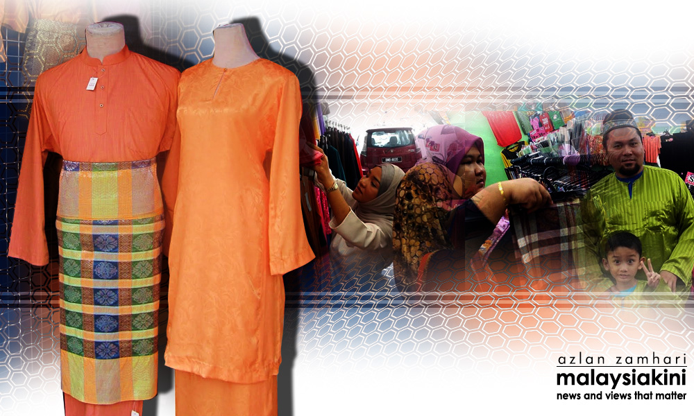 Pakai apa untuk raya? Corak ringkas, warna pastel