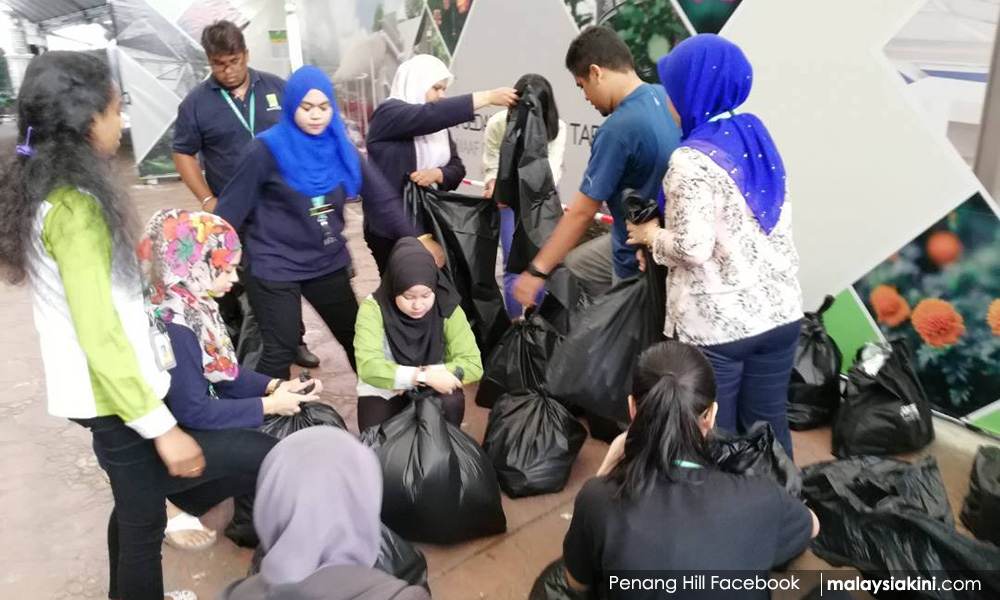 Polis gerak bantu 35 terkandas di Bukit Bendera