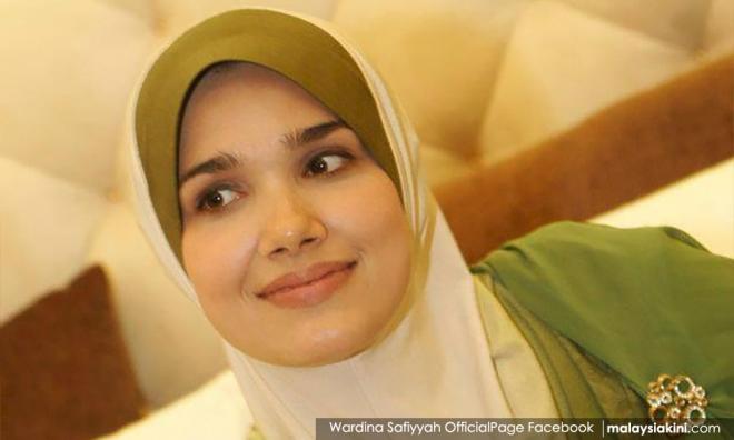 I don't support BN, says Wardina Safiyyah