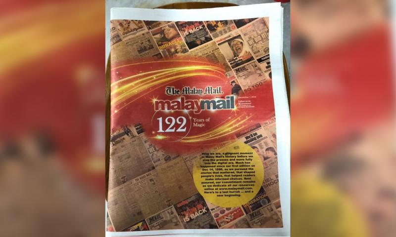 Goodbye Malay Mail, our oldest newspaper