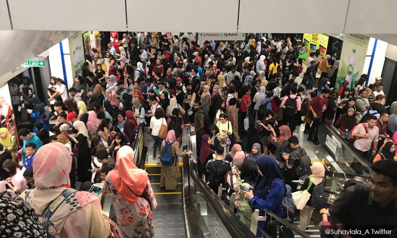 Disappointing response by Rapid KL during MRT breakdown