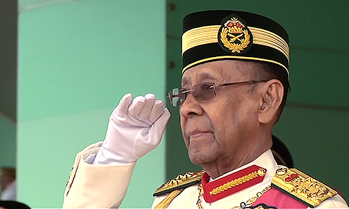 Rehearsal for Agong's send off ceremony runs smoothly