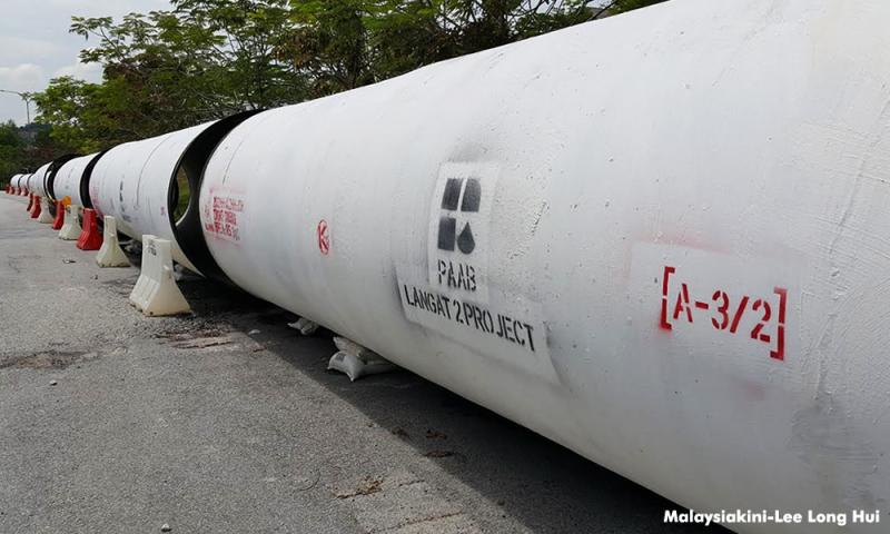 Langat 2 water plant 62 pct ready - Ongkili