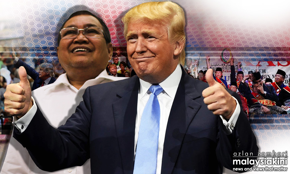 Trump comparison - Ibrahim Ali proud to be US president material